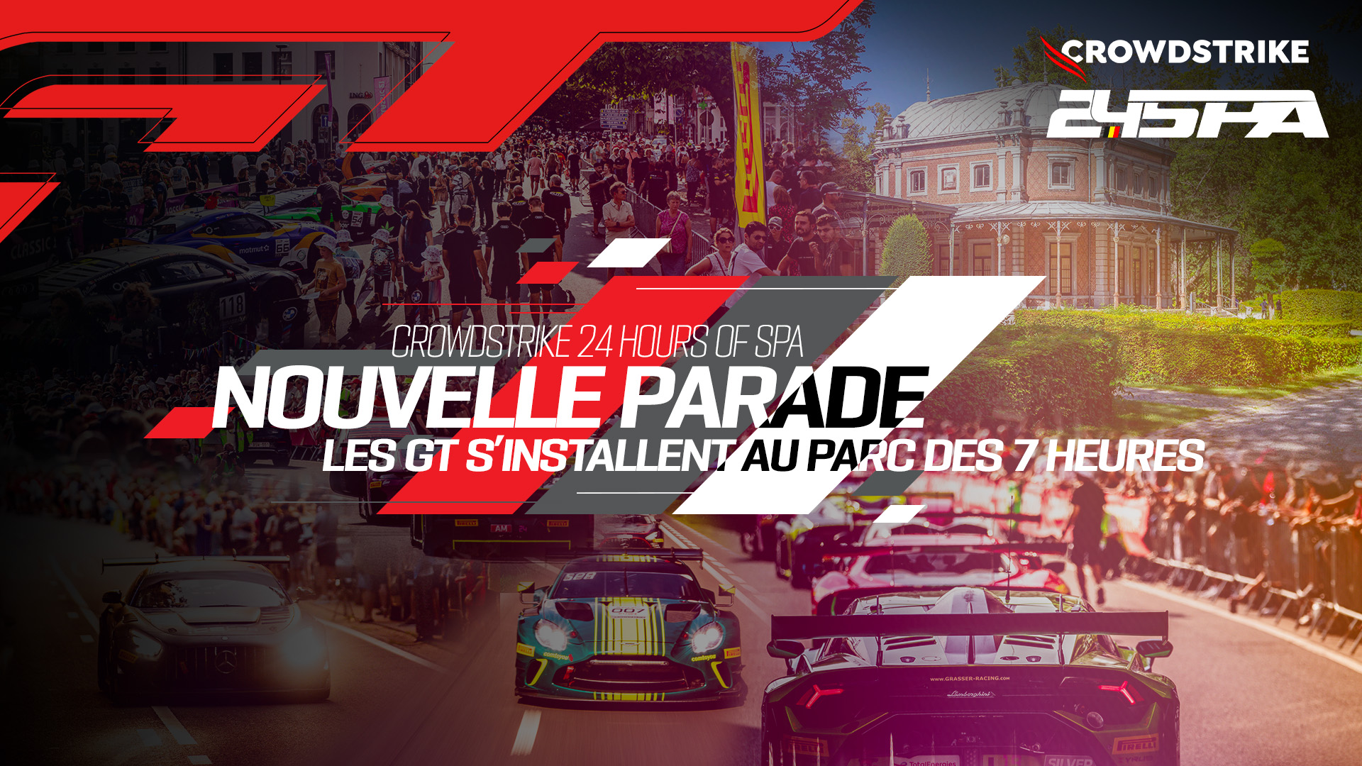 Parc de Sept Heures and Galerie Léopold II to host CrowdStrike 24 Hours of Spa Parade ...